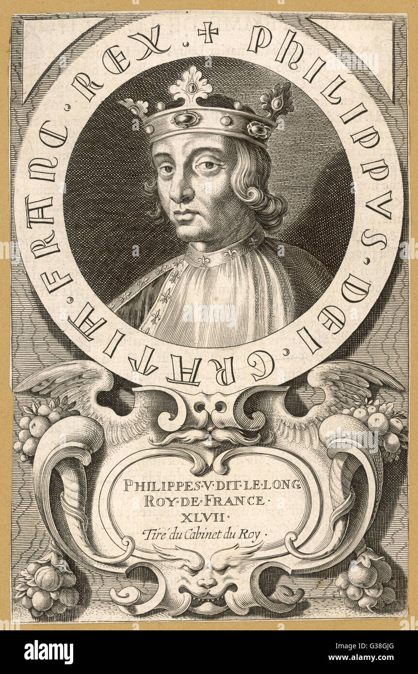 PHILIPPE V LE LONG Stock Photo - Alamy