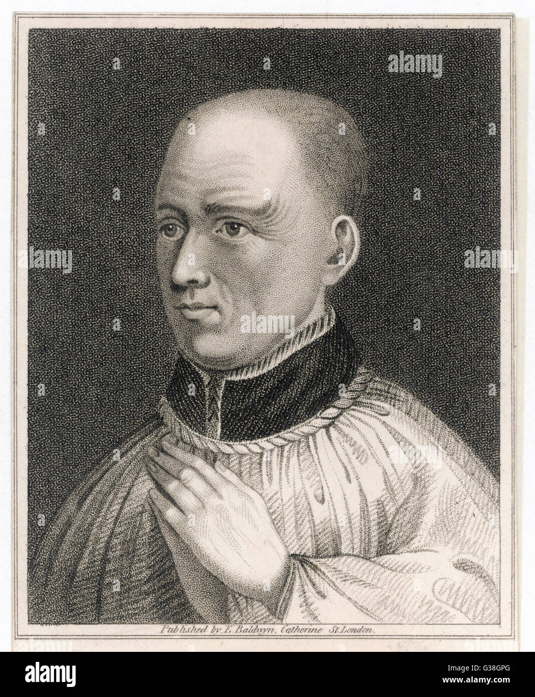 THOMAS A BECKET controversial archbishop of Canterbury depicted as ...