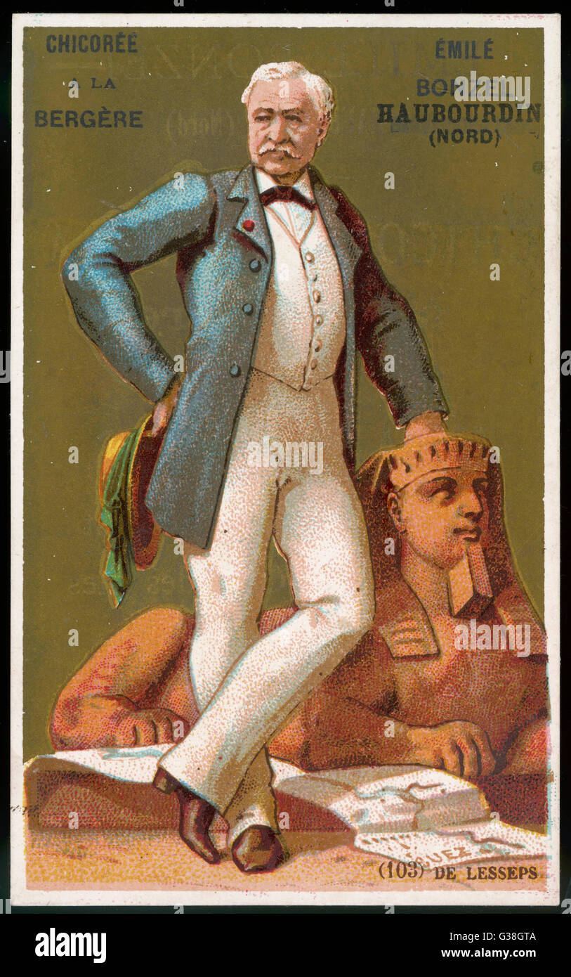 FERDINAND DE LESSEPS Stock Photo - Alamy