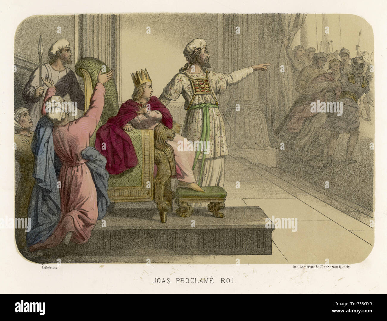 JOASH PROCLAIMED KING Stock Photo - Alamy
