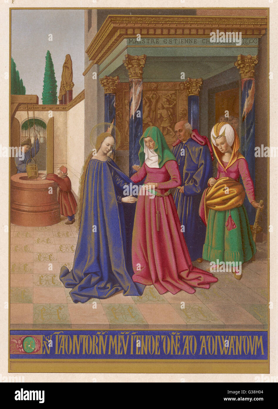 Mary visits elizabeth hi-res stock photography and images - Alamy