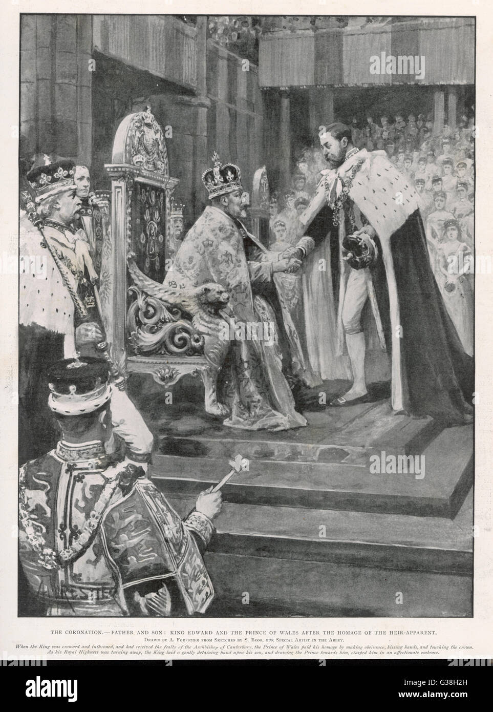 Prince shaking hands hi-res stock photography and images - Alamy