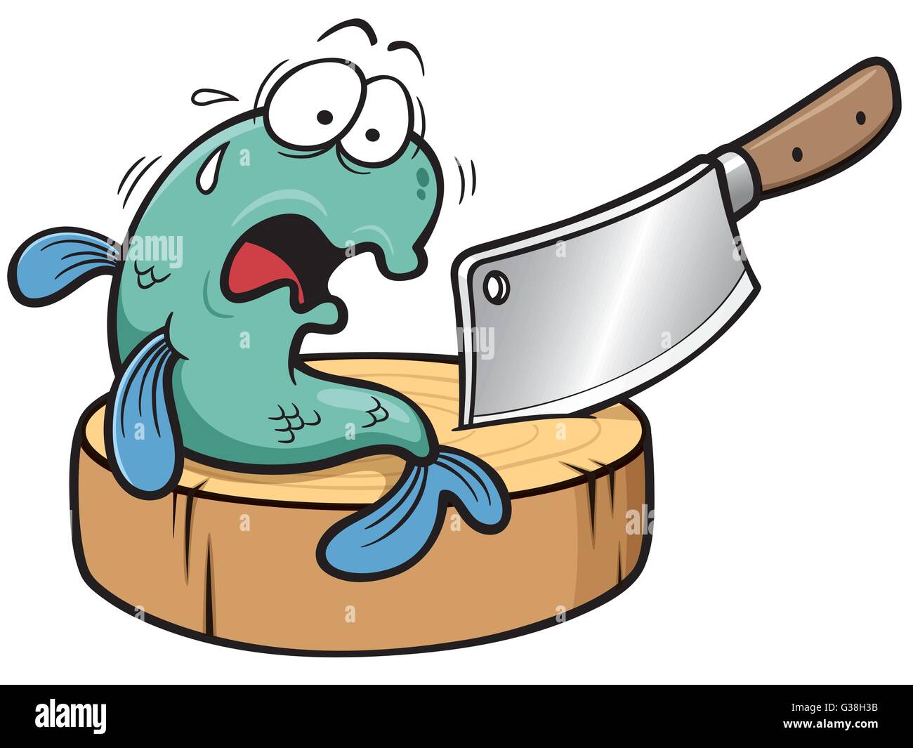 Vector illustration of Fish cartoon Stock Vector Image & Art - Alamy