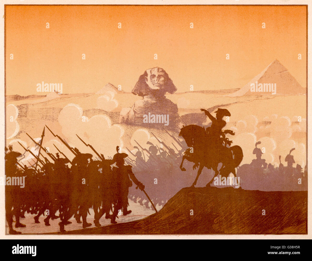 French Army in Egypt Stock Photo - Alamy