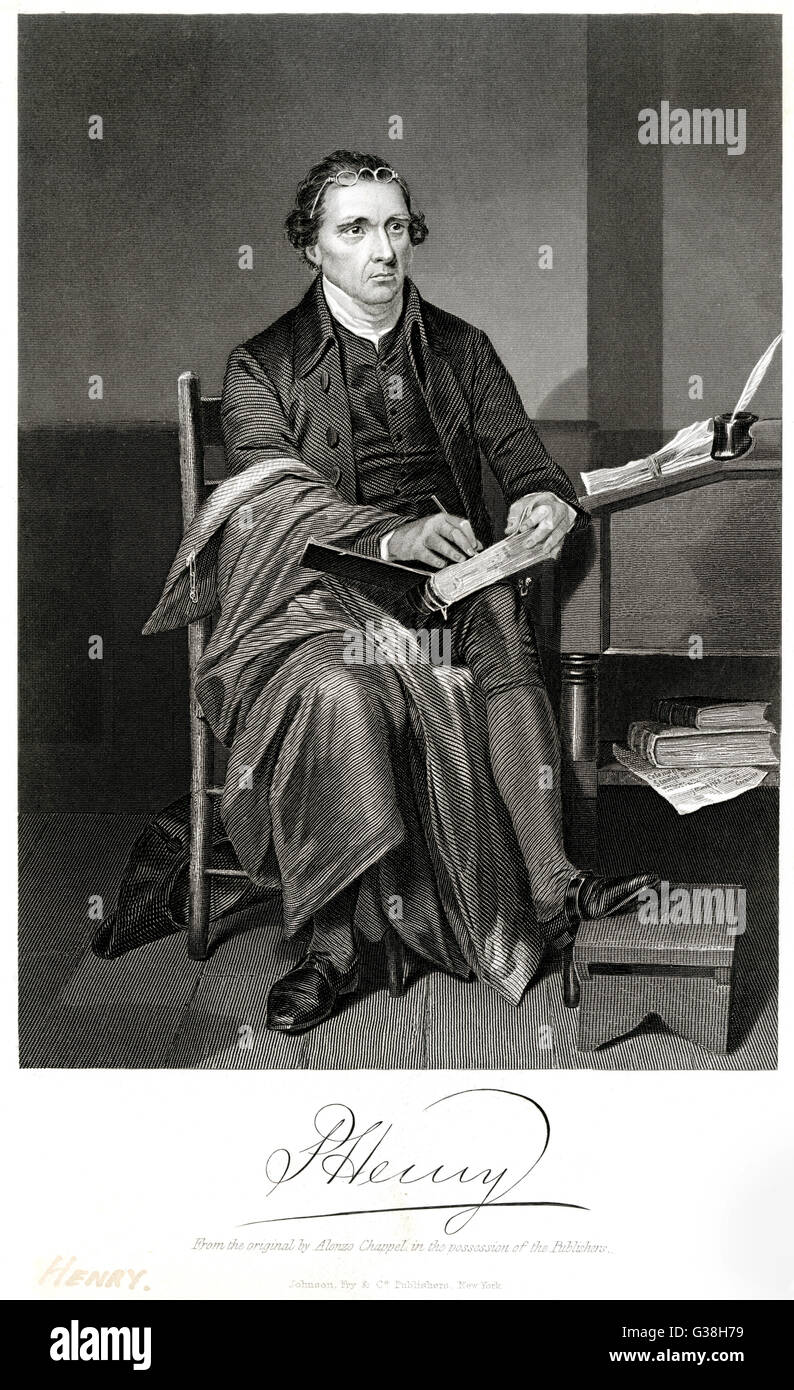 Patrick henry hi-res stock photography and images - Alamy