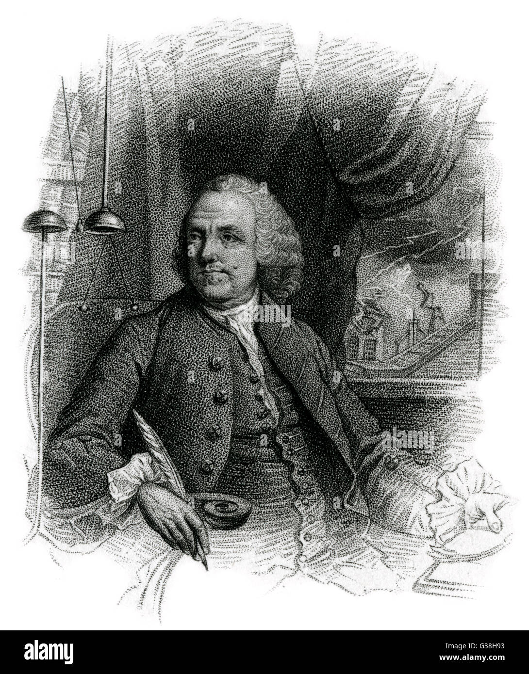 Benjamin franklin lightning hi-res stock photography and images - Alamy