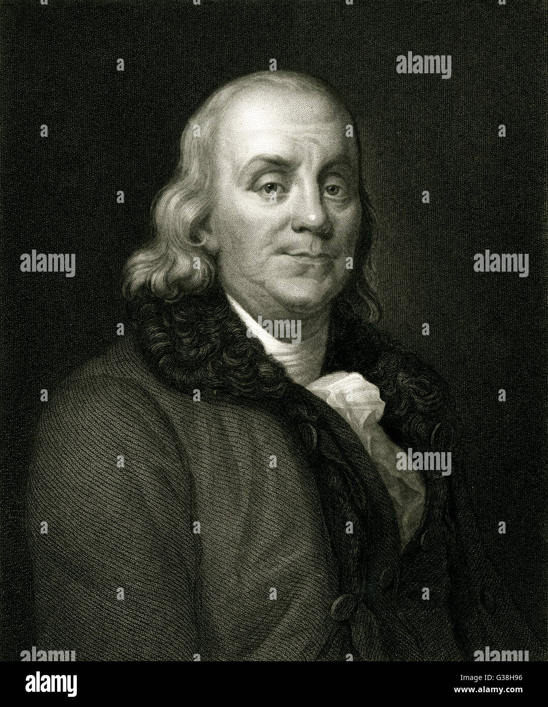 BENJAMIN FRANKLIN the American statesman, scientist and philosopher ...
