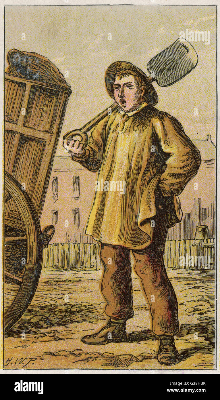 Dustman cart hi-res stock photography and images - Alamy