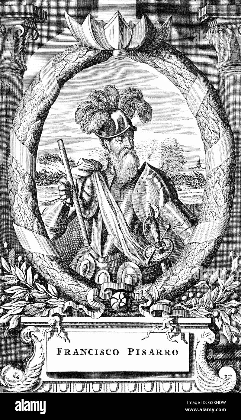 Francisco pizarro spanish conquistador conqueror hi-res stock ...