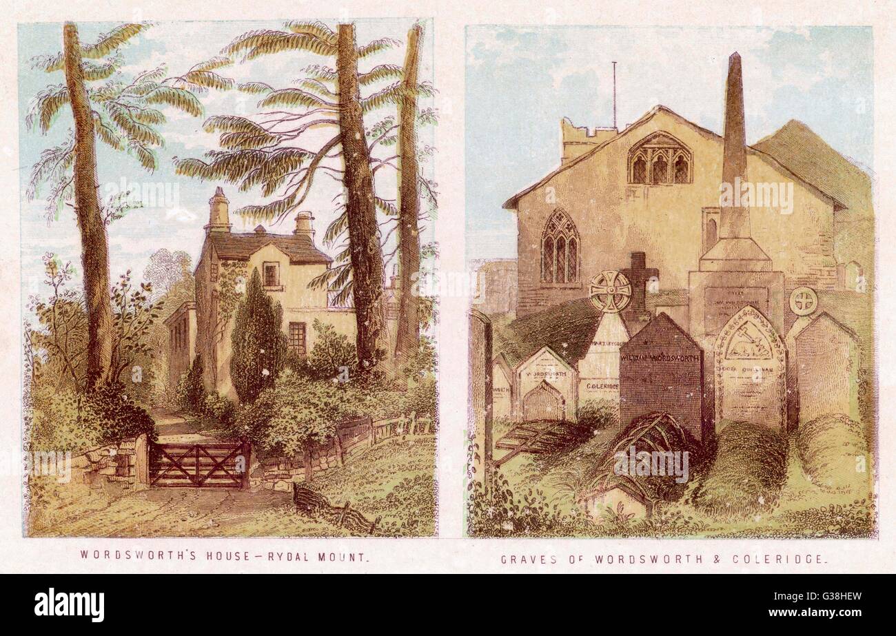 William wordsworth grave hi-res stock photography and images - Alamy