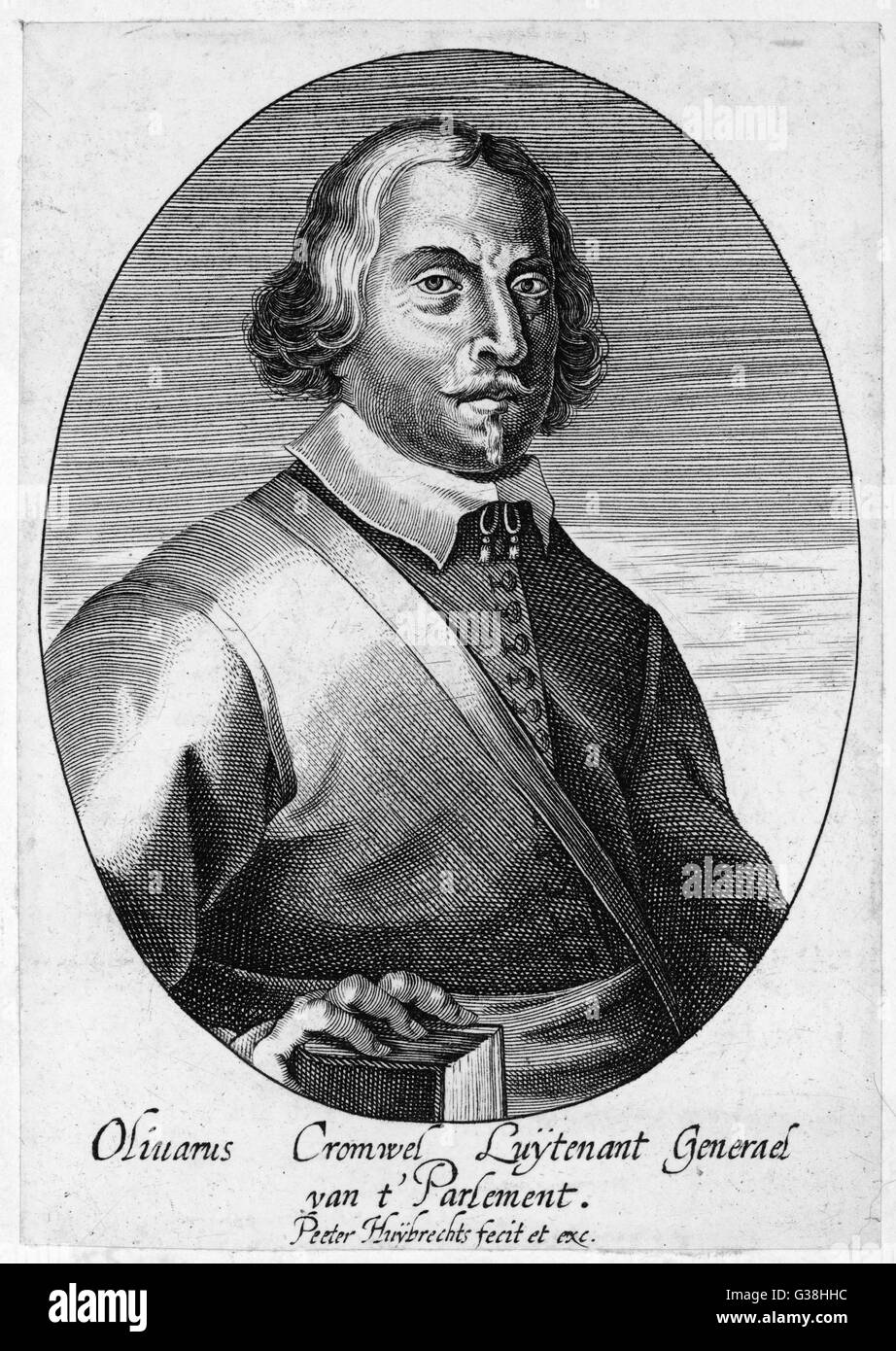 Oliver cromwell lord protector Black and White Stock Photos & Images ...
