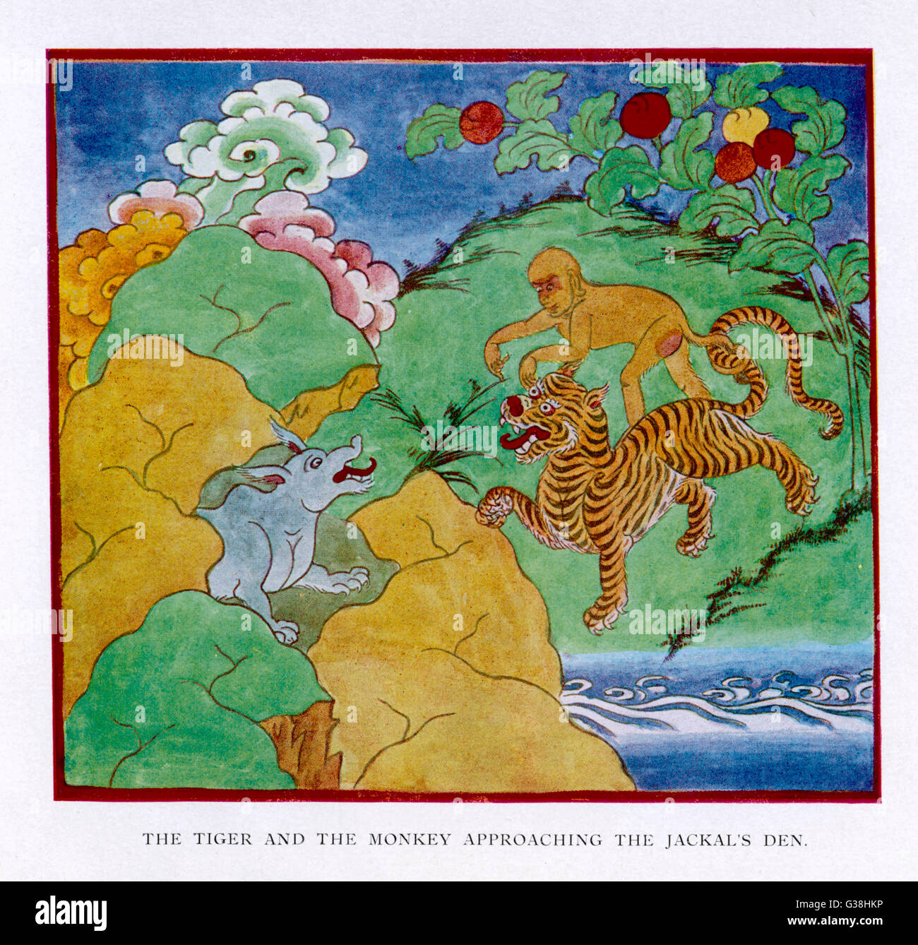 Myth - Tibet - Tiger - Jackal Stock Photo - Alamy