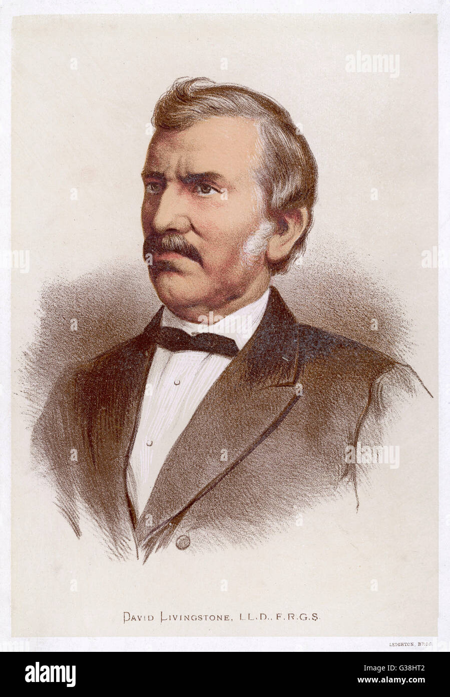 David livingstone 1813 1873 scottish missionary hi-res stock ...