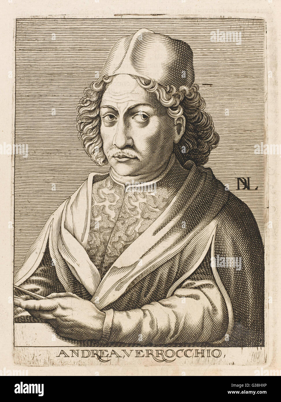 ANDREA DEL VERROCCHIO Italian artist Date: 1432 - 1488 Stock Photo - Alamy