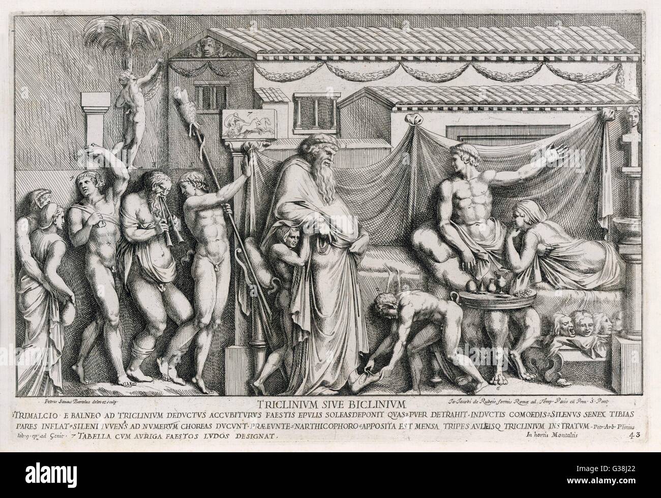 The absurdly extravagant feast given by the Roman parvenu Trimalchio ...