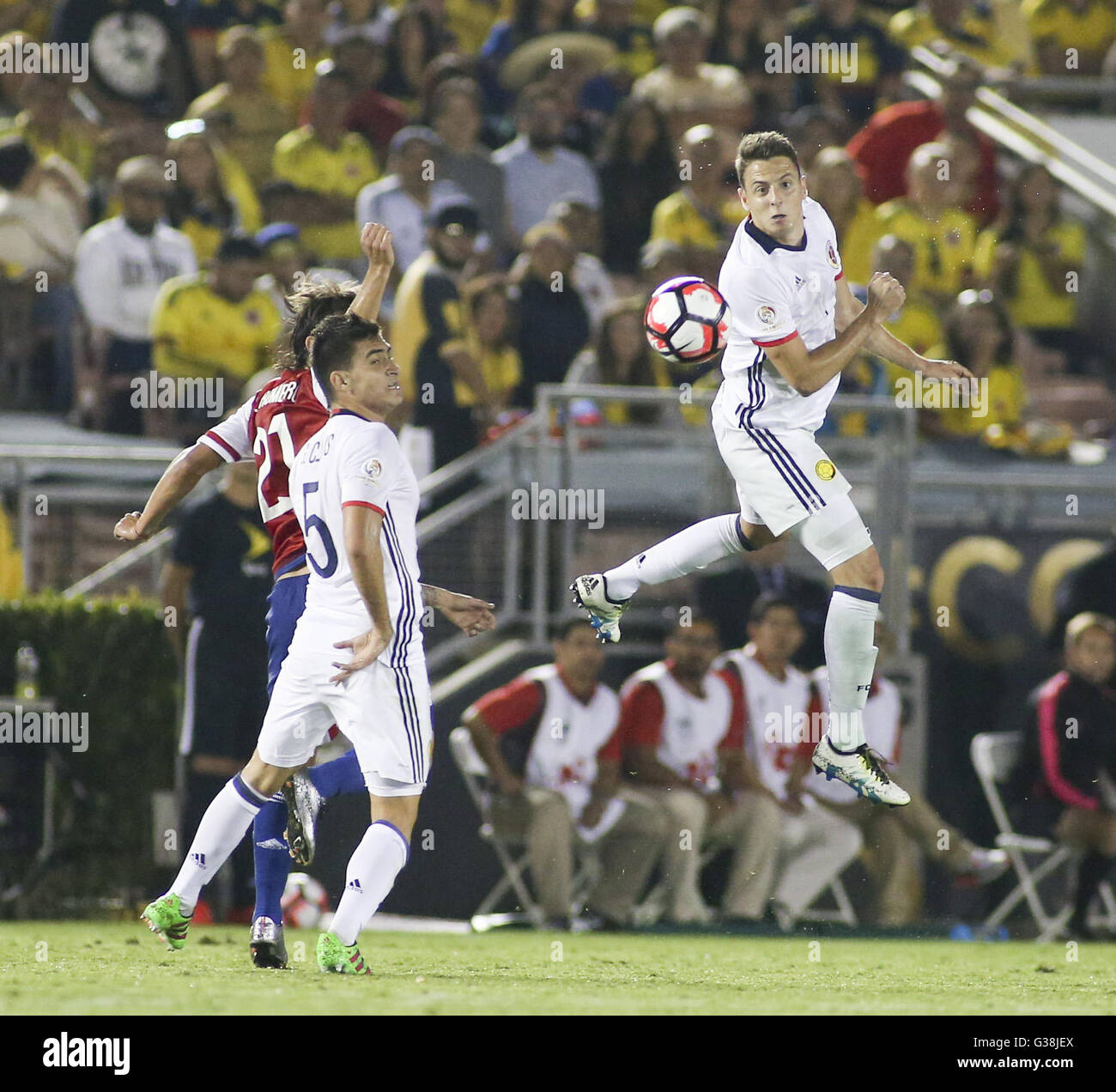 Los Angeles, California, USA. 7th June, 2016. Colombia defender ...