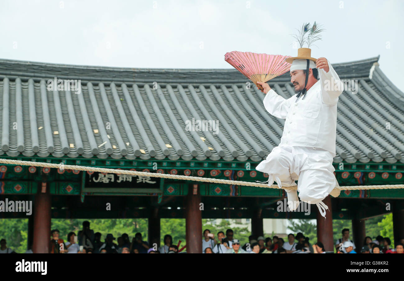 Seoul, South Korea. 9th June, 2016. Dano Festival, June 9, 2016 : Kim ...