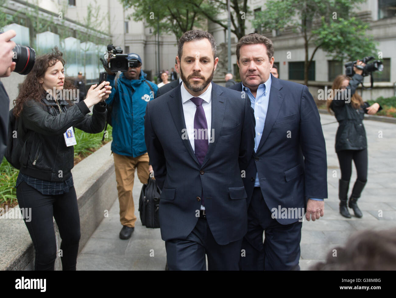 New York, NY, USA. 8th June, 2016. MURRAY HUBERFELD, right, the founder ...
