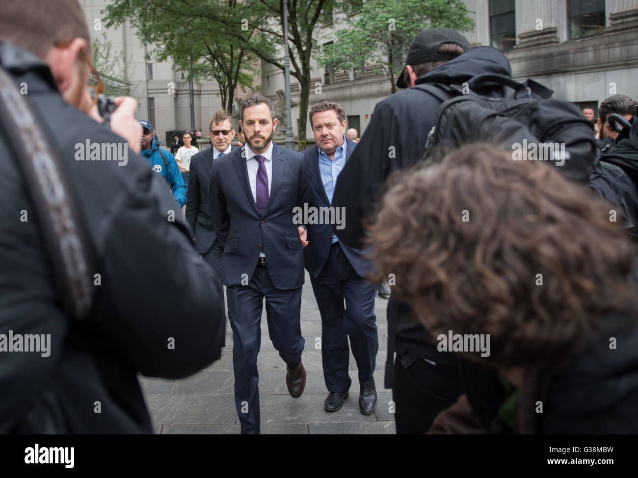 New York, NY, USA. 8th June, 2016. MURRAY HUBERFELD, right, the founder ...