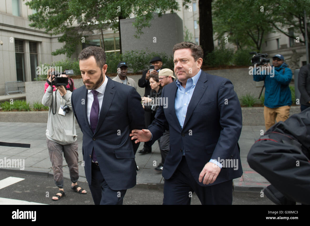 New York, NY, USA. 8th June, 2016. MURRAY HUBERFELD, right, the founder ...