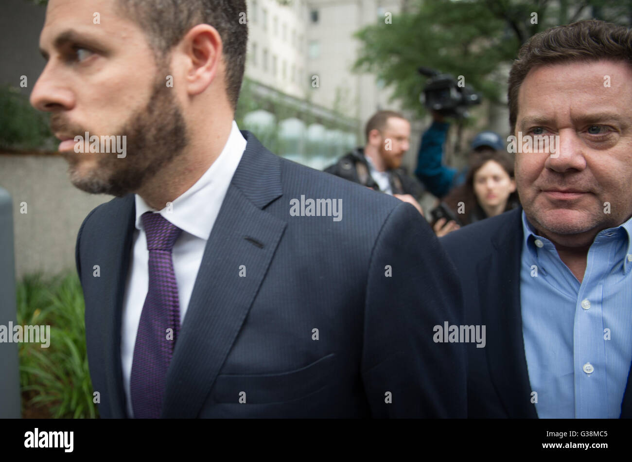 New York, NY, USA. 8th June, 2016. MURRAY HUBERFELD, right, the founder ...