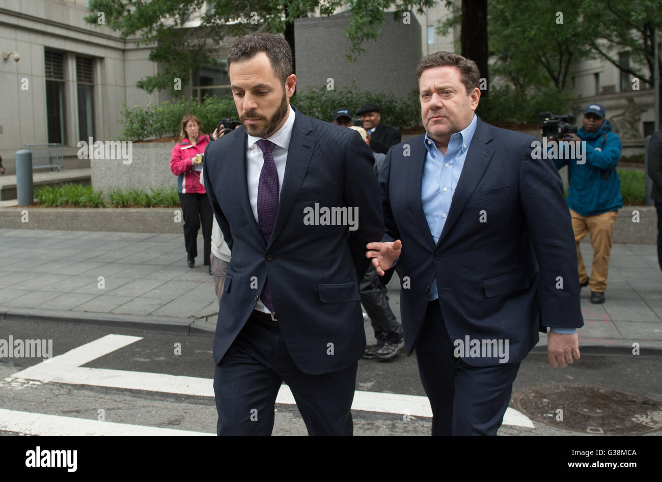 New York, NY, USA. 8th June, 2016. MURRAY HUBERFELD, right, the founder ...