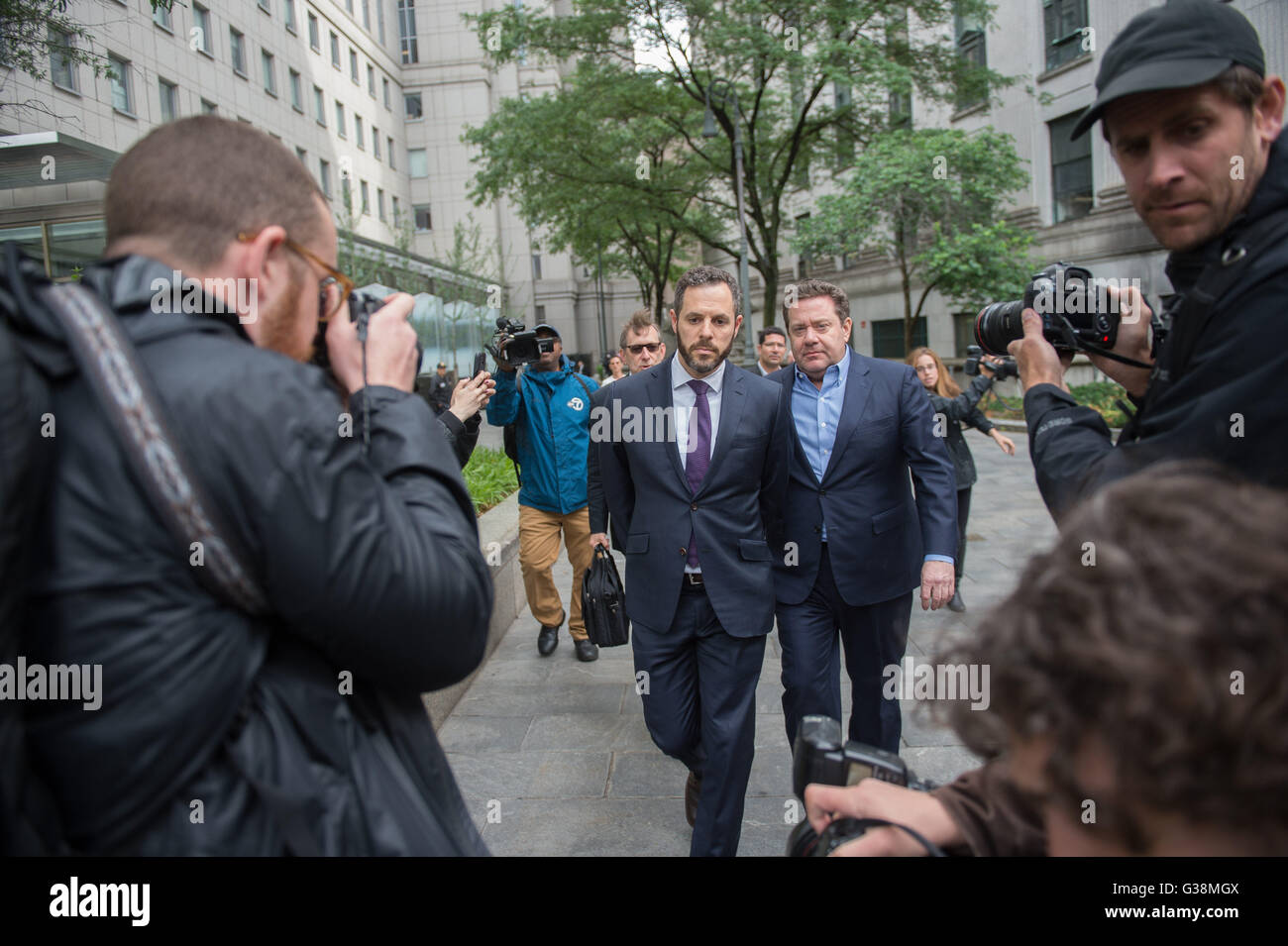 New York, NY, USA. 8th June, 2016. MURRAY HUBERFELD, right, the founder ...