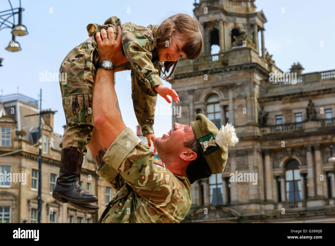 Glasgow, Scotland, UK. 9th June, 2016. Glasgow celebrated the ...