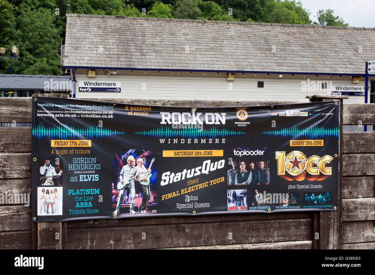 Windermere, Cumbria, UK. 9th June 2016. UK Next weekend 18th June ...