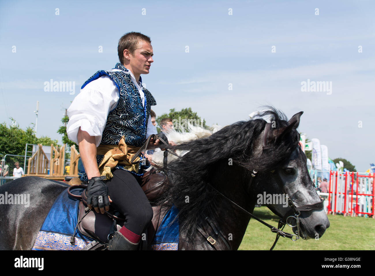 Wadebridge, Cornwall, UK. 9th June 2016. Atkinson Action horses, who ...