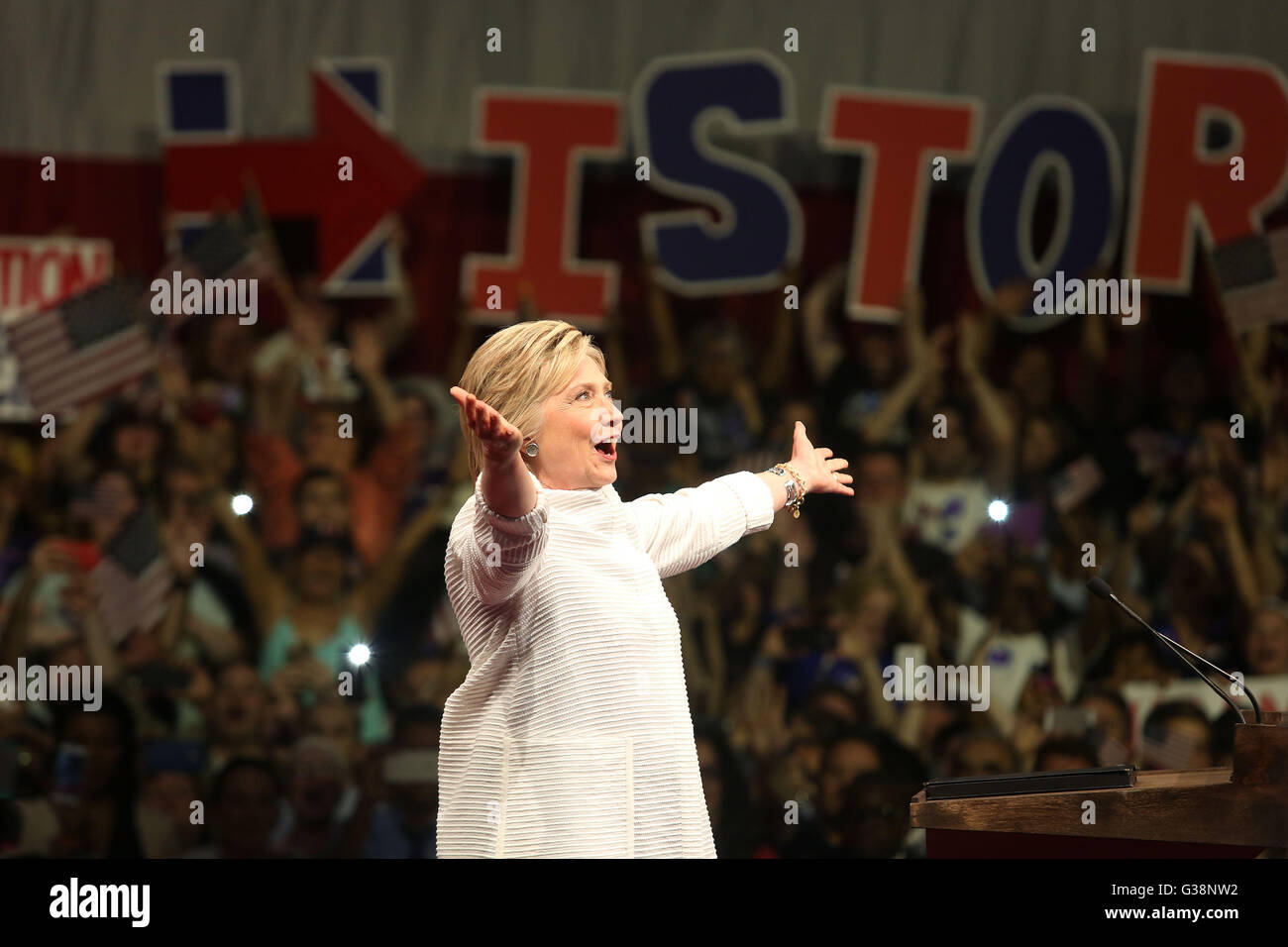 New York, NY, USA. 7th June, 2016. Democratic US presidential candidate ...