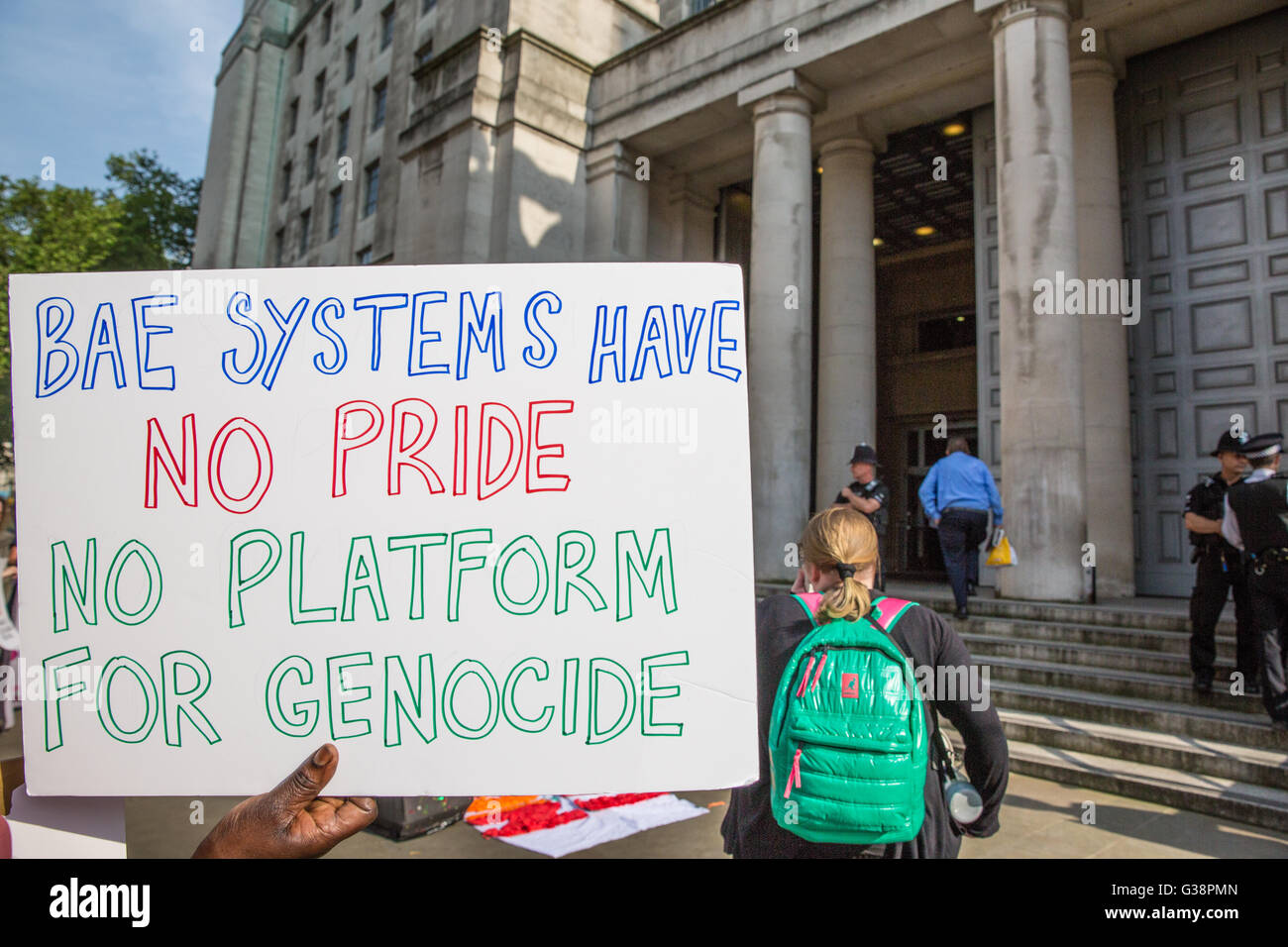London, UK. 9th June, 2016. Campaigners from LGBTQI group No Pride In ...
