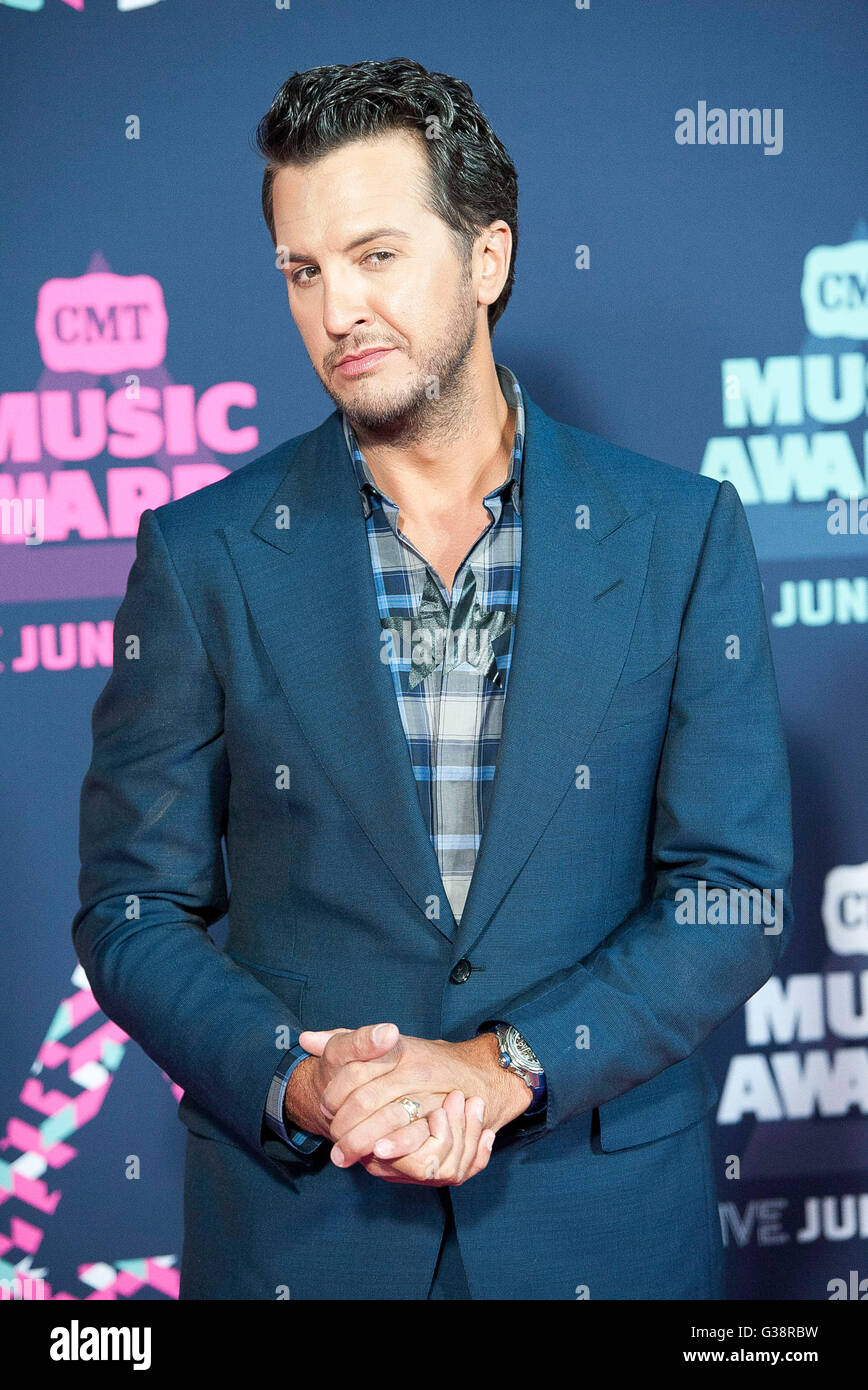 Jun. 08, 2016 - Nashville, Tennessee; USA - Musician LUKE BRYAN arrives ...