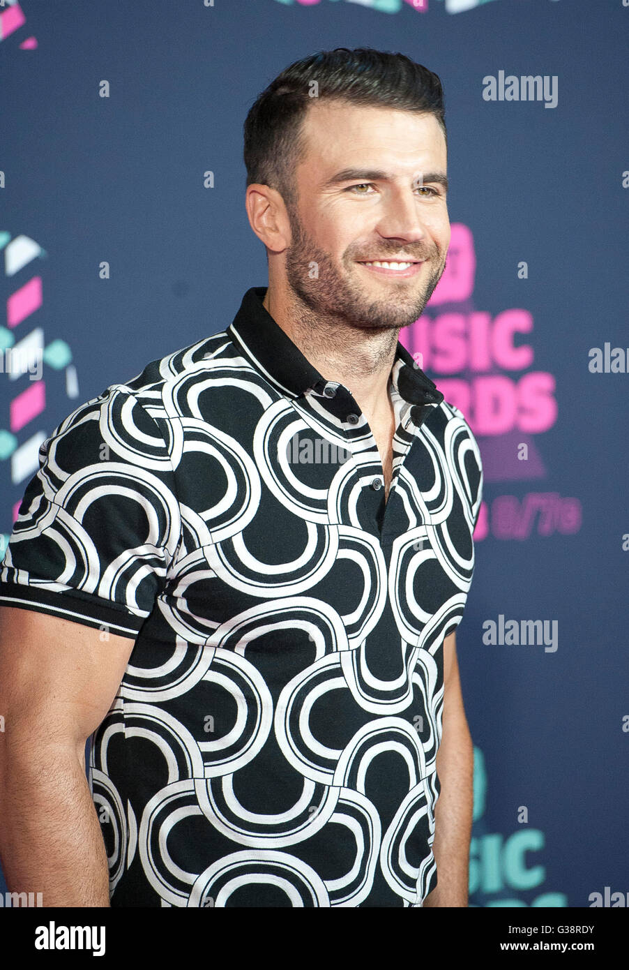 Jun. 08, 2016 - Nashville, Tennessee; USA - Musician SAM HUNT arrives ...