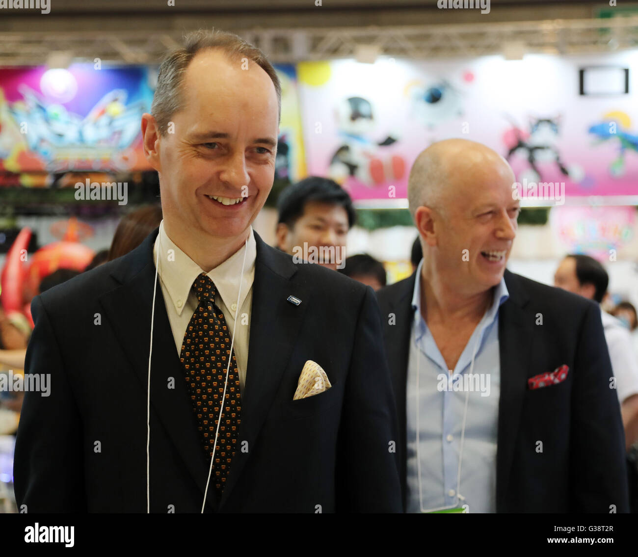 Tokyo, Japan. 9th June, 2016. Japanese toy maker Tomy president H.G ...