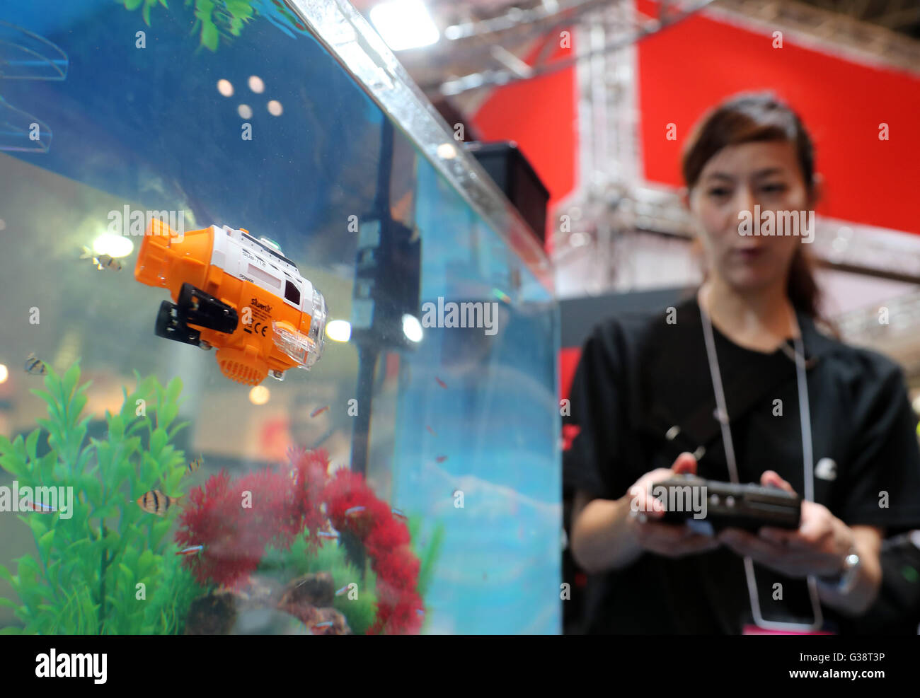 Tokyo, Japan. 9th June, 2016. An employee of Japanese toy maker CCP ...