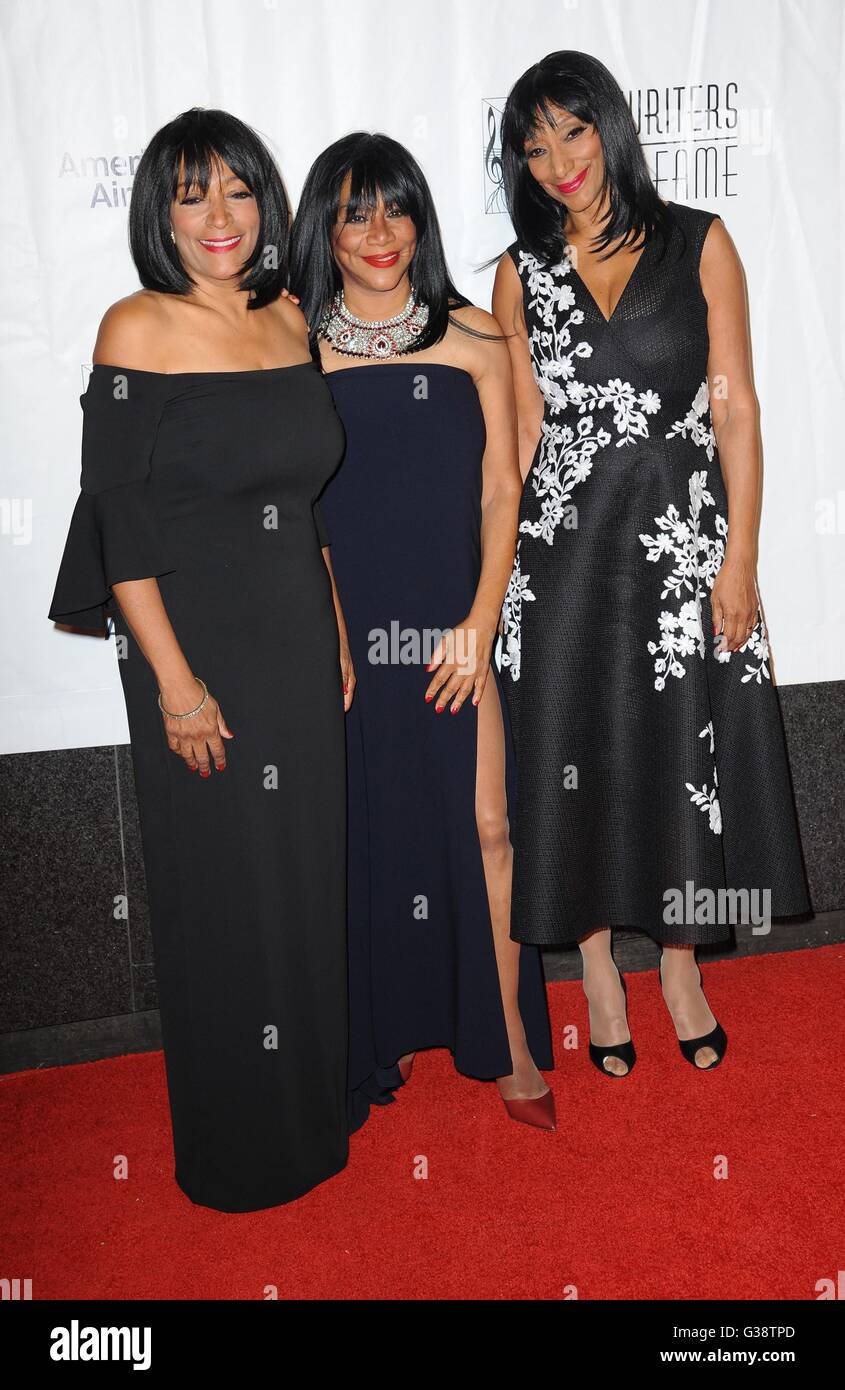 New York, NY, USA. 9th June, 2016. Kim Sledge, Joni Sledge, Debbie ...