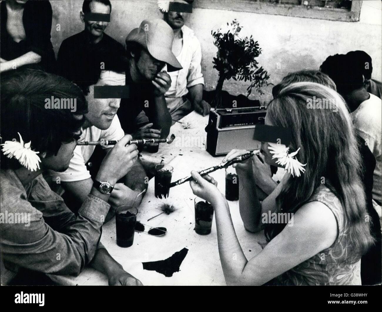 Hippies Smoking Weed 1960