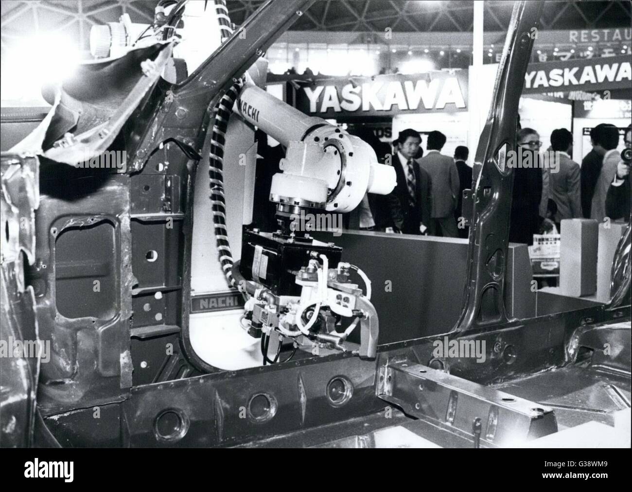 1981 - Yaskawa robotic arm production line assembly automotive ...