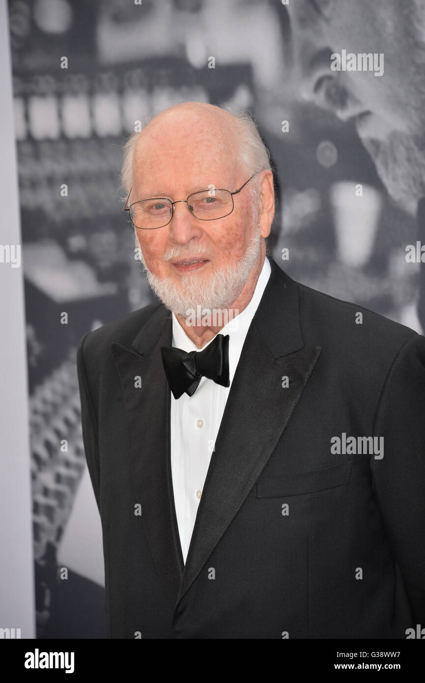 Los Angeles, USA. 09th June, 2016. Composer John Williams at the 2016 ...