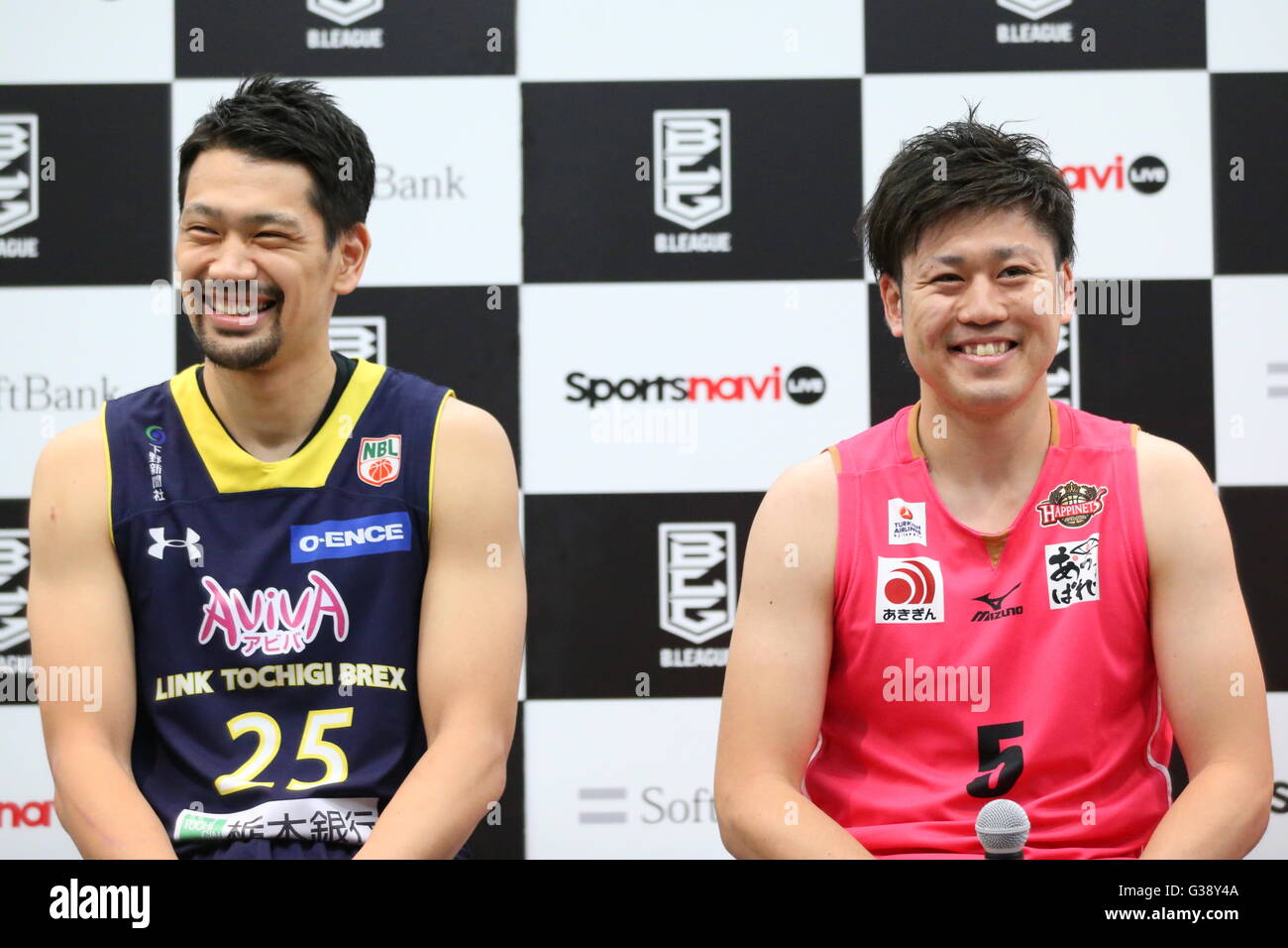 Tokyo, Japan. 10th June, 2016. (L-R) Takatoshi Furukawa (Brex ...