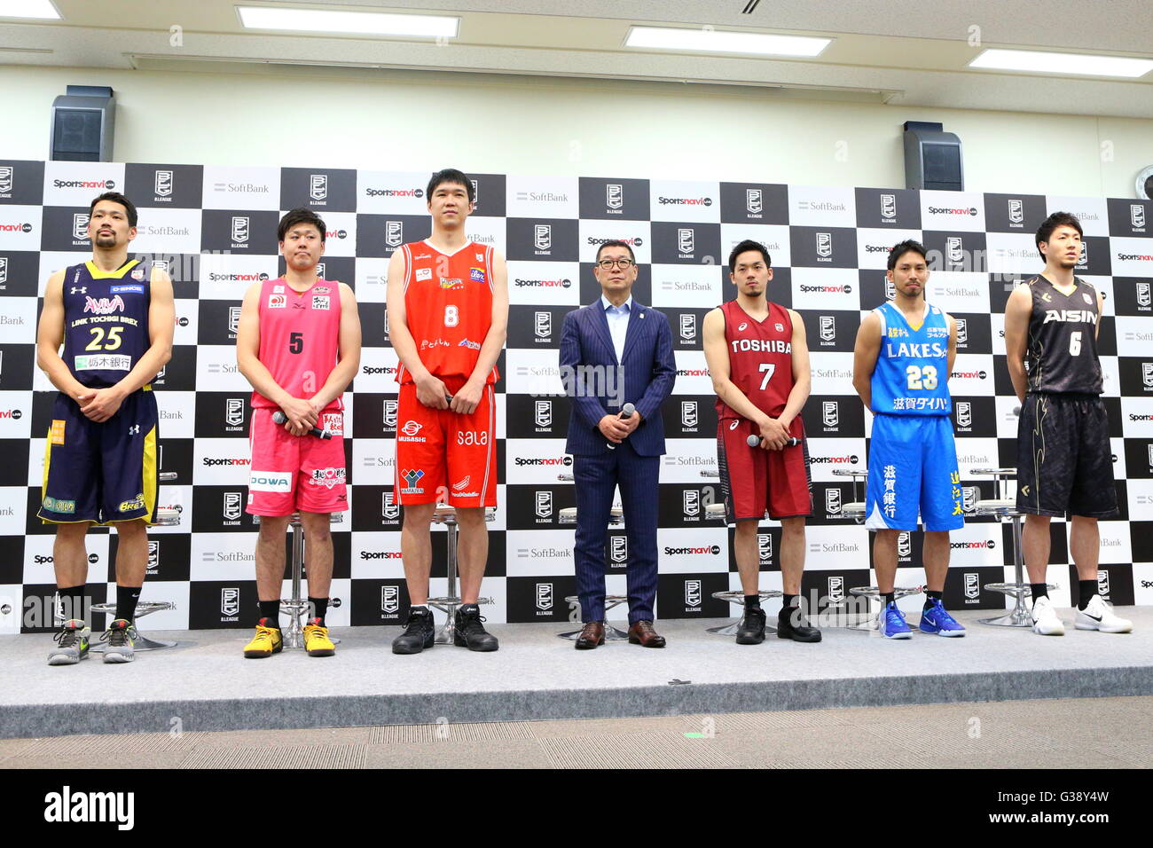 Tokyo, Japan. 10th June, 2016. (L-R) Takatoshi Furukawa (Brex ...