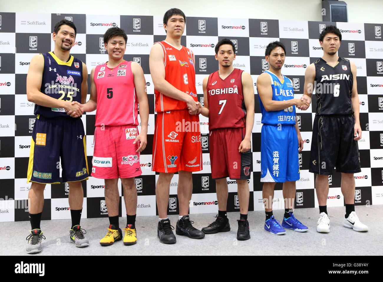 Tokyo, Japan. 10th June, 2016. (L-R) Takatoshi Furukawa (Brex ...