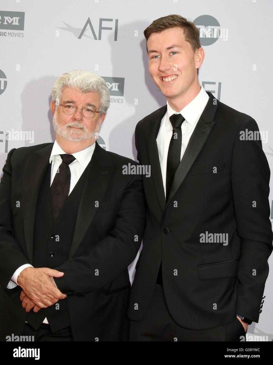 Los Angeles, CA, USA. 9th June, 2016. George Lucas, Jett Lucas at ...