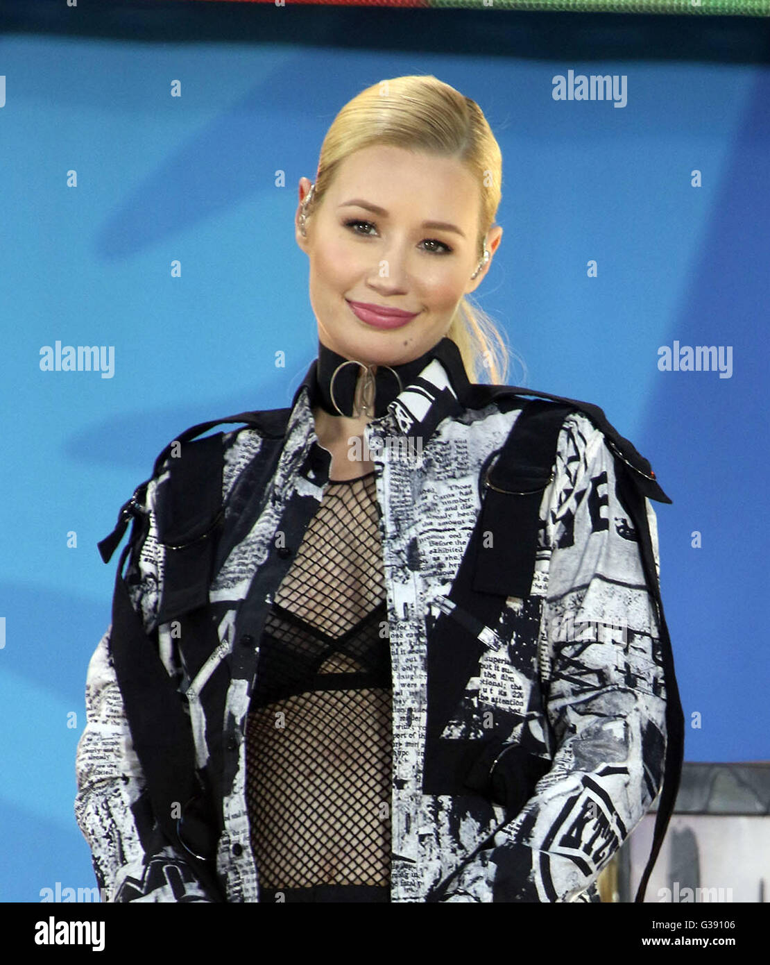 New York, New York, USA. 10th June, 2016. Rapper IGGY AZALEA performs ...