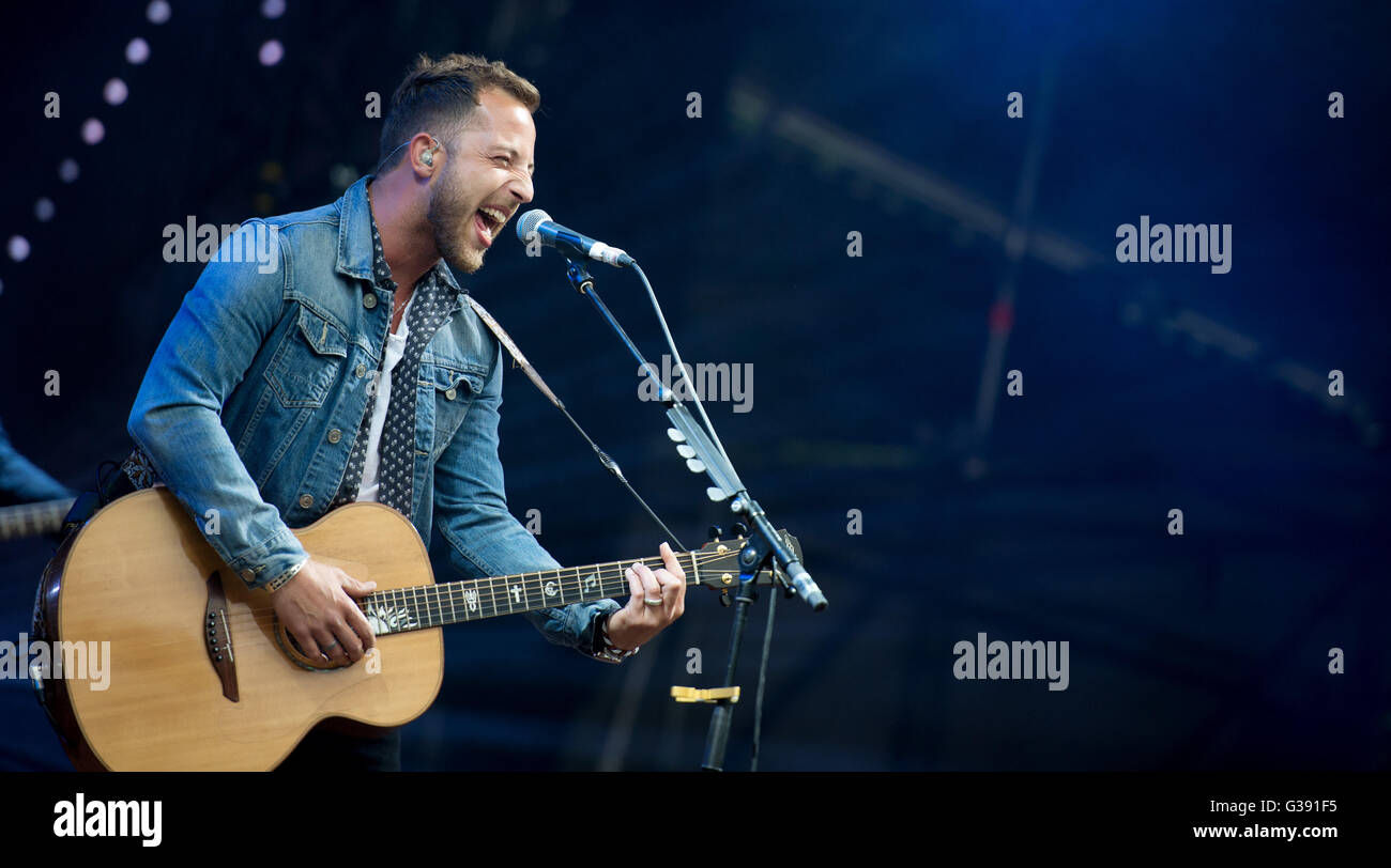 British singer James Morrison performing during his 'Higher Than Here ...