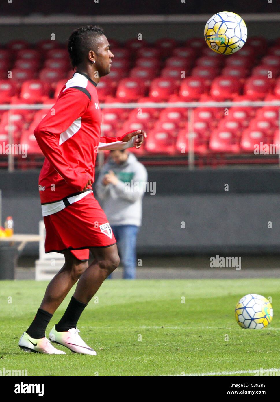 SAO PAULO, Brazil - 06/10/2016: TRAINING SPFC - Kelvin SPFC during the ...