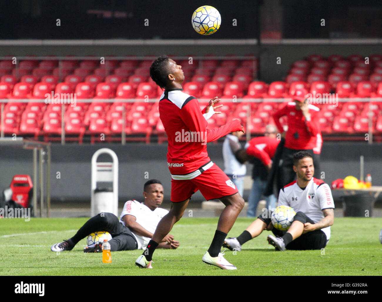 SAO PAULO, Brazil - 06/10/2016: TRAINING SPFC - Kelvin SPFC during the ...