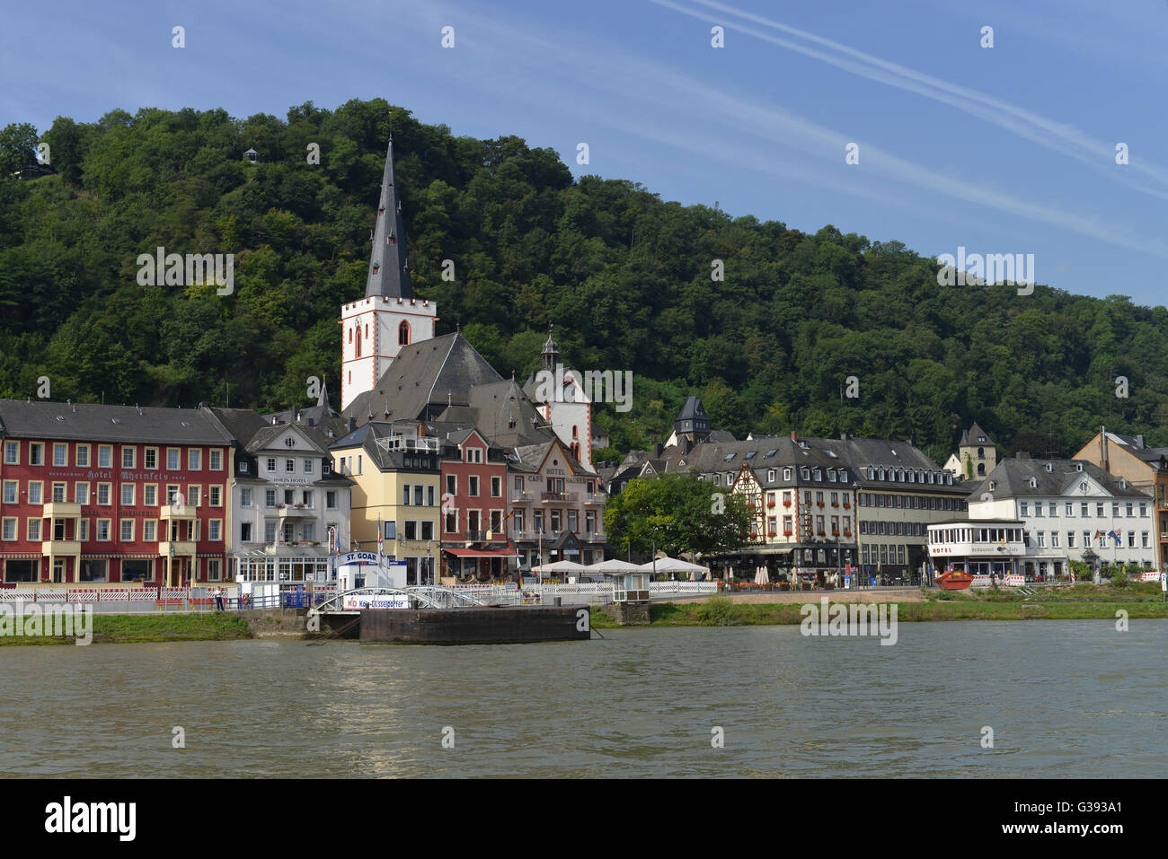 St Goar, Rhineland-Palatinate, Germany Stock Photo - Alamy