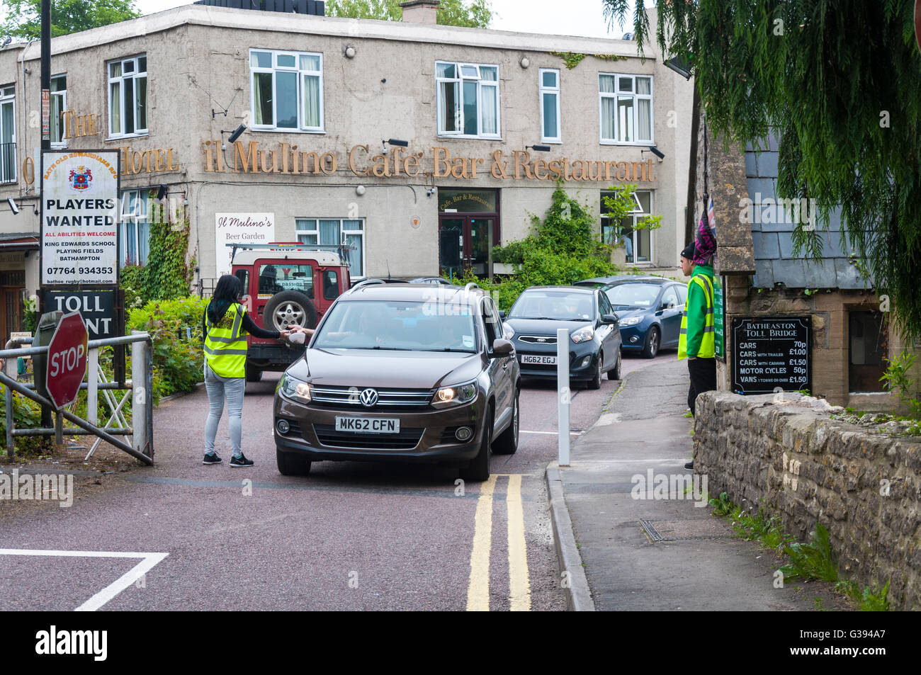 Batheaston Toll Bridge over River Avon, Somerset, England, UK Stock ...
